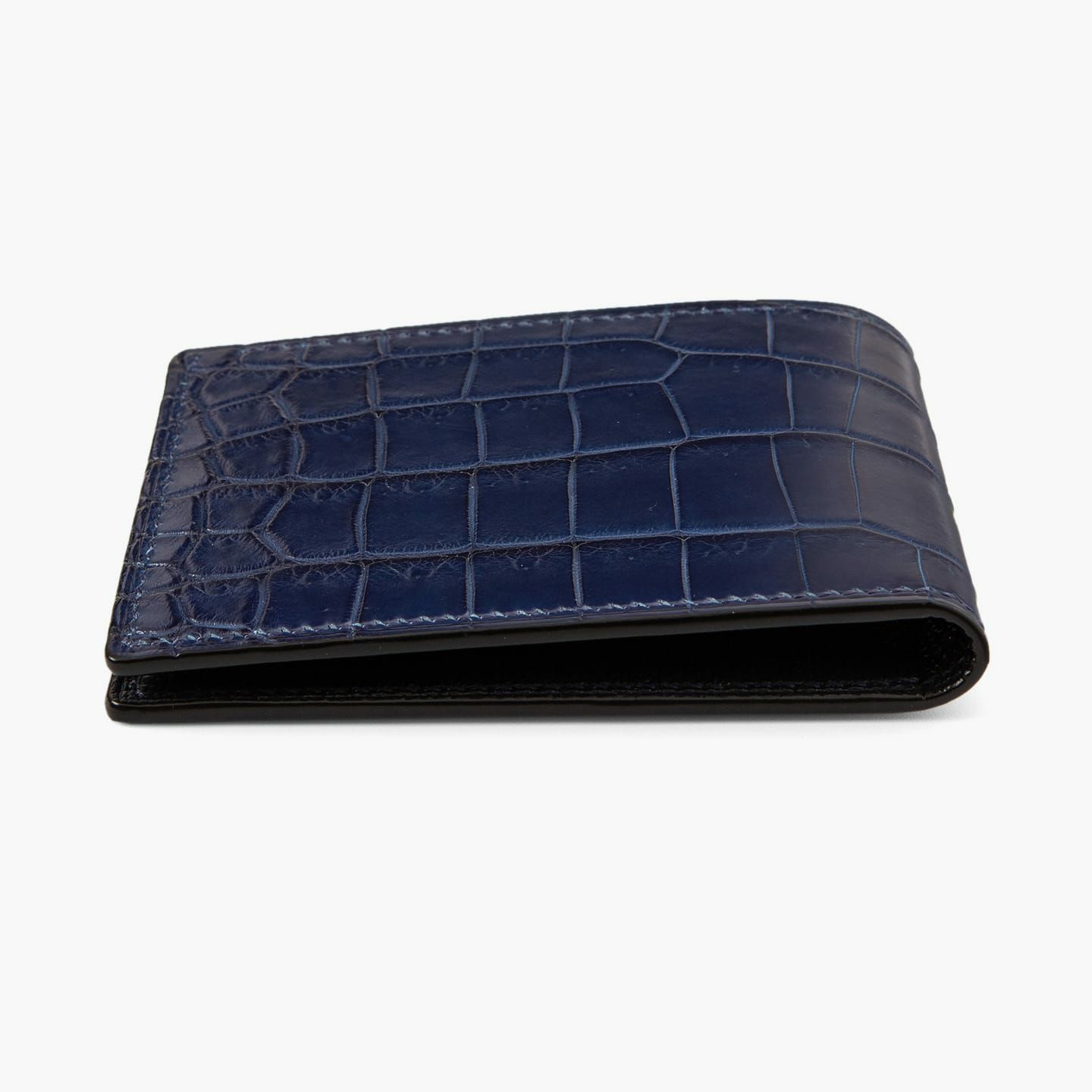 Indigo-dyed Porosus（藍染めポロサス） | 大人のバッグ･財布・革小物など拘りの日本製ブランドなら MLS（Mens ...